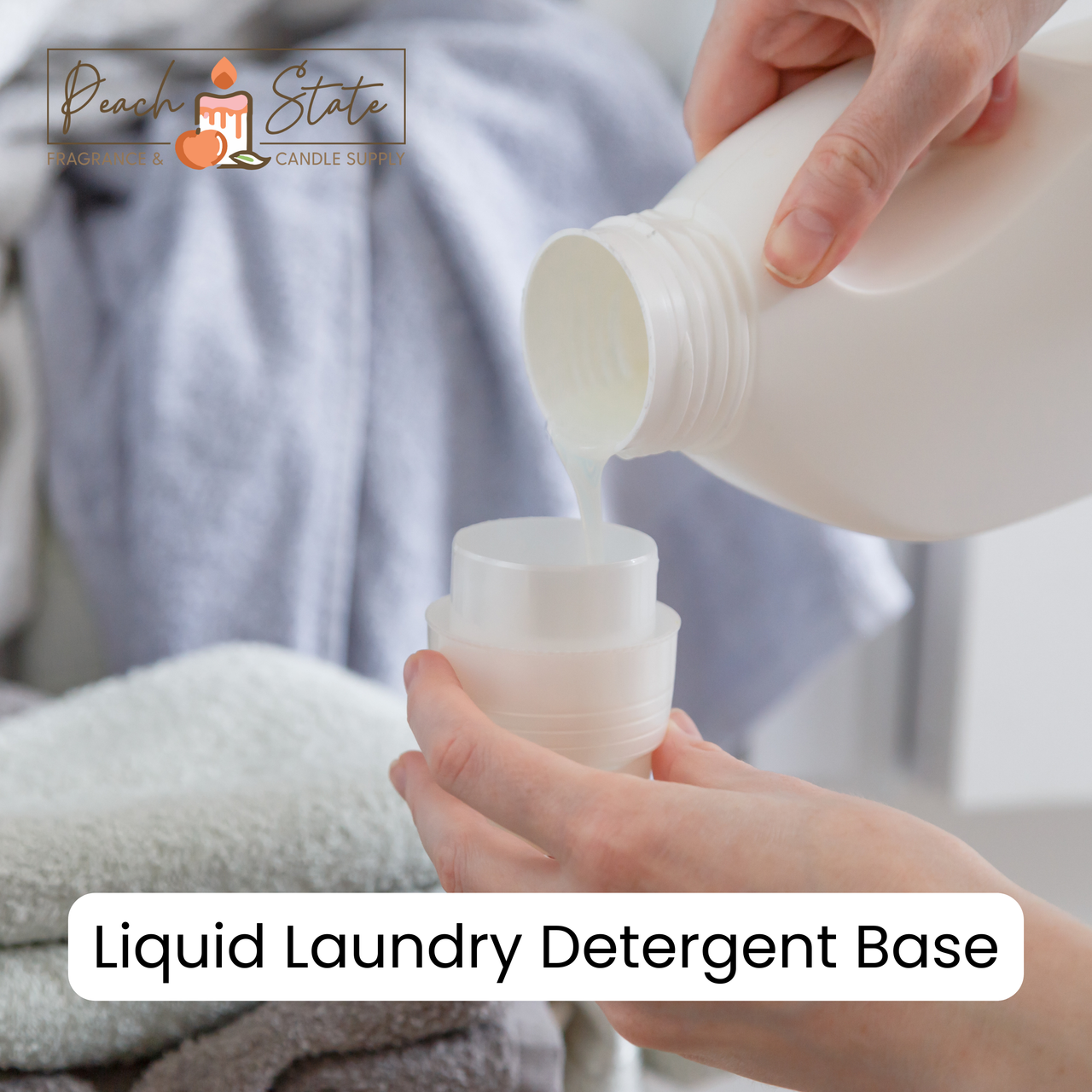 Unscented Liquid Laundry Detergent Base HE Compatible – Peach State ...